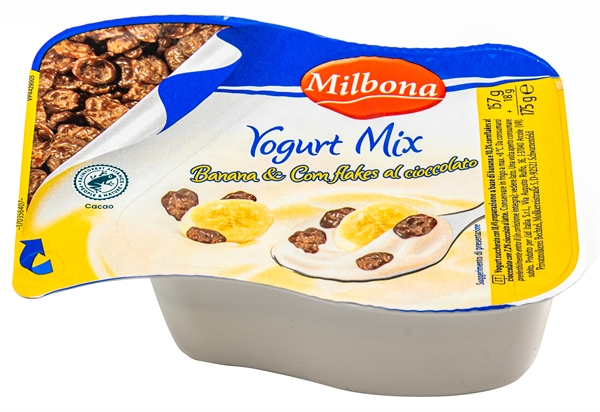 Test e Recensione MILBONA (LIDL) YOGURT ALLA BANANA CON CORKFLAKES AL ...