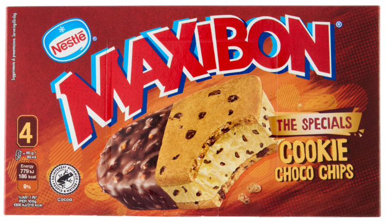 Test e Recensione NESTLÈ MAXIBON THE SPECIALS COOKIE CHOCO CHIPS ...