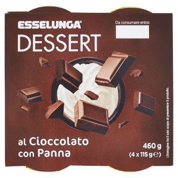 Test e Recensione ESSELUNGA DESSERT AL CIOCCOLATO CON PANNA | Altroconsumo