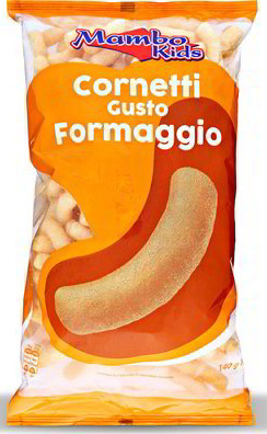 Test e Recensione MAMBO KIDS (EUROSPIN) CORNETTI GUSTO FORMAGGIO ...