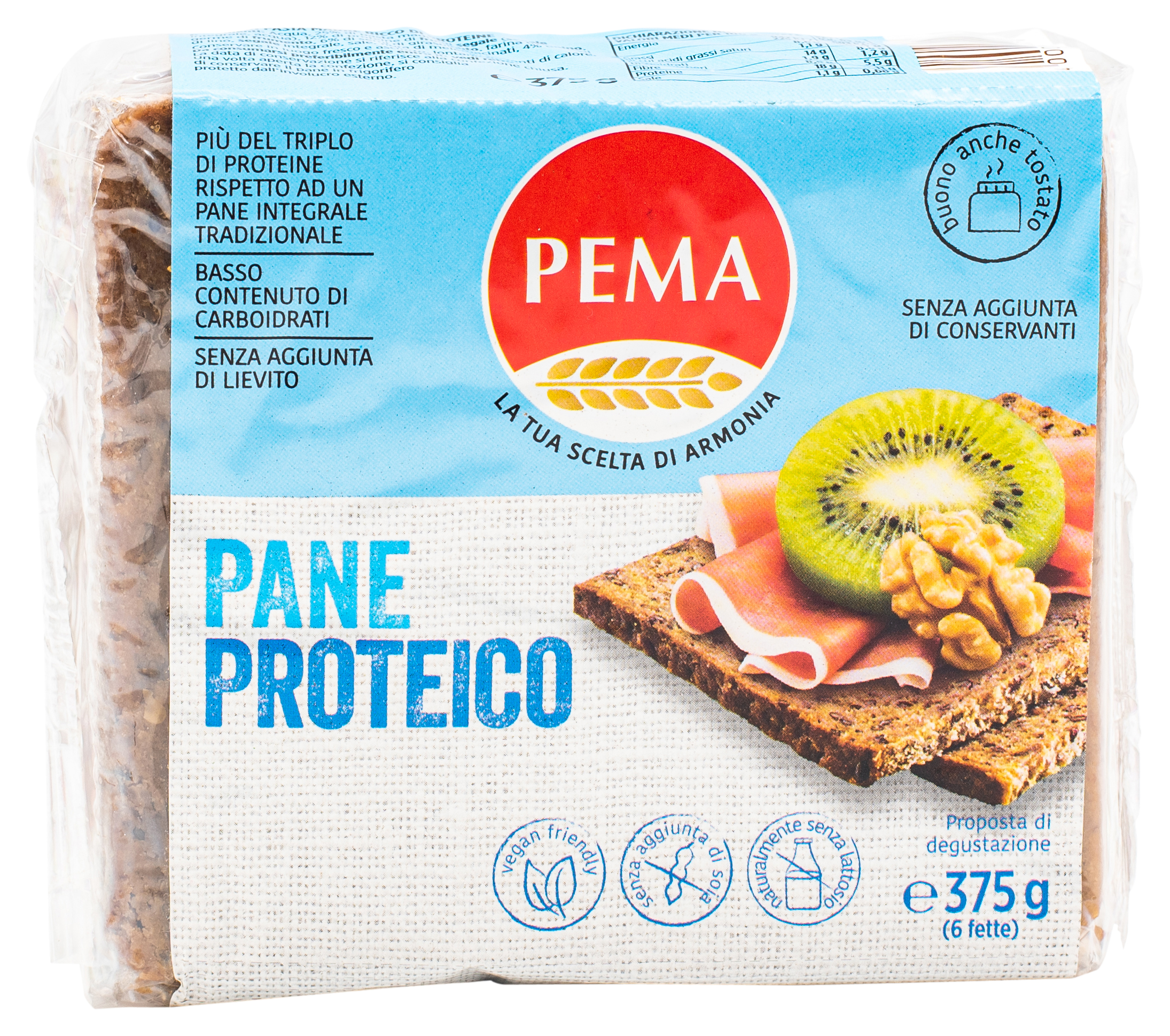 Test e Recensione PEMA PANE PROTEICO | Altroconsumo