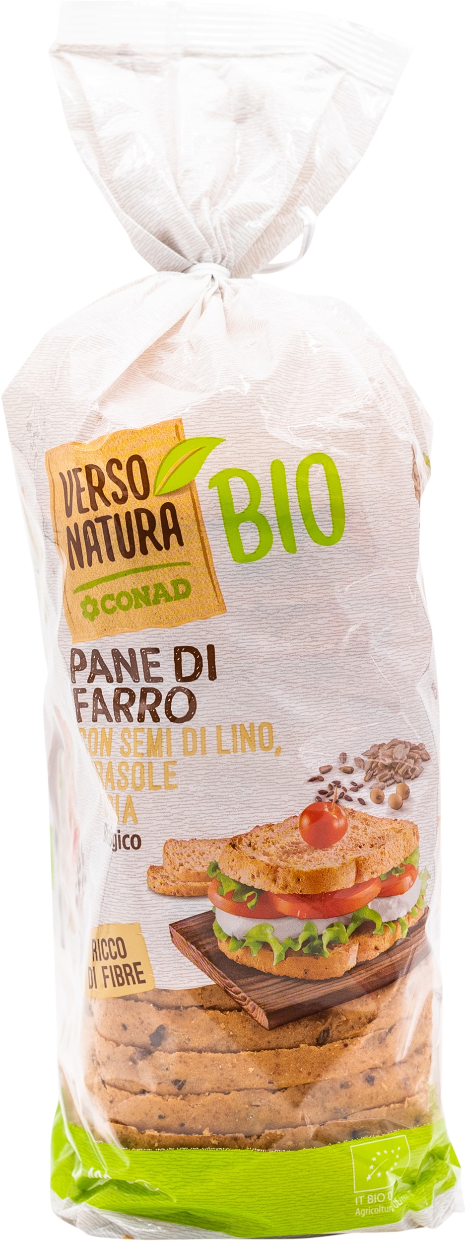 Test e Recensione CONAD VERSO NATURA BIO PANE DI FARRO BIOLOGICO ...