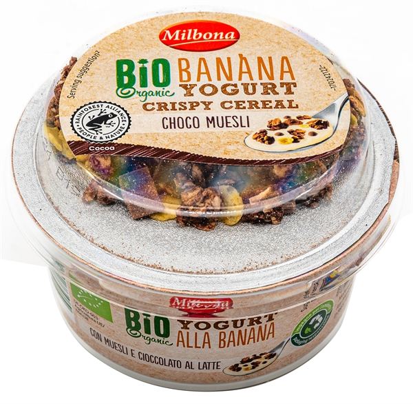 Test e Recensione MILBONA (LIDL) BIO ORGANIC YOGURT ALLA BANANA CON ...